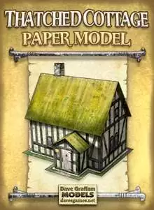 Thatched Cottage Paper Model - Dave Graffam Models | Fantasy & Medieval ...