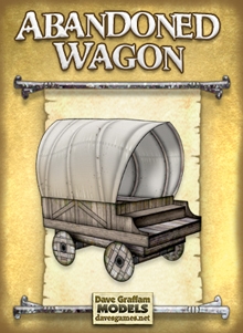 Abandoned Wagon Paper Model - Dave Graffam Models | Fantasy & Medieval ...