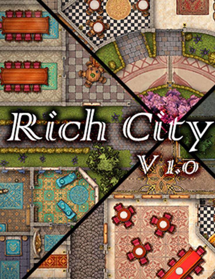 Rich City Pack - Zantonny Maps | DriveThruRPG