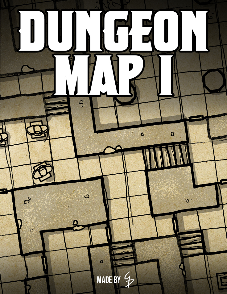 Dungeon Map I by GD - GD | DriveThruRPG