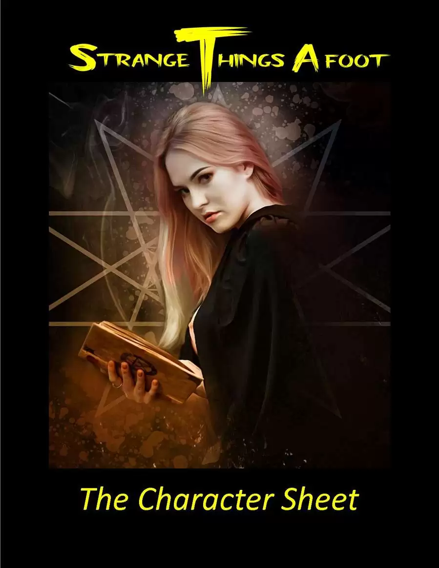 Strange Things Afoot character sheet - Point of Insanity Game Studio ...