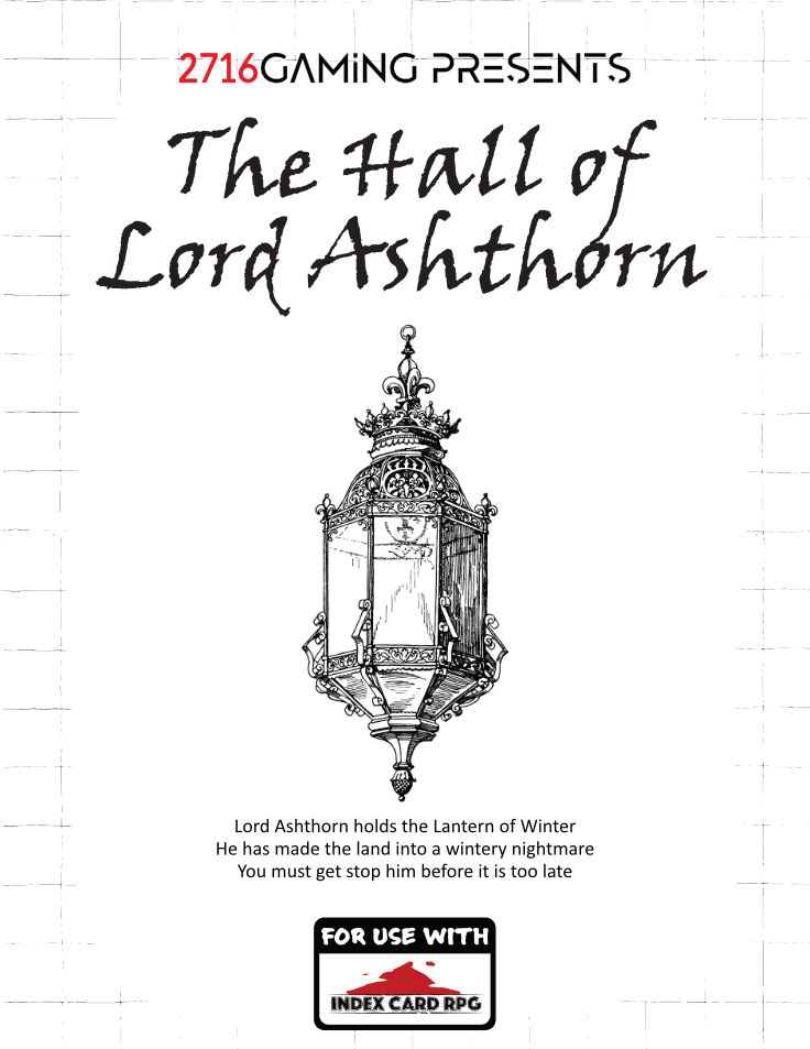 The Hall of Lord Ashthorn - an ICRPG Adventure - 2716 Gaming | DriveThruRPG