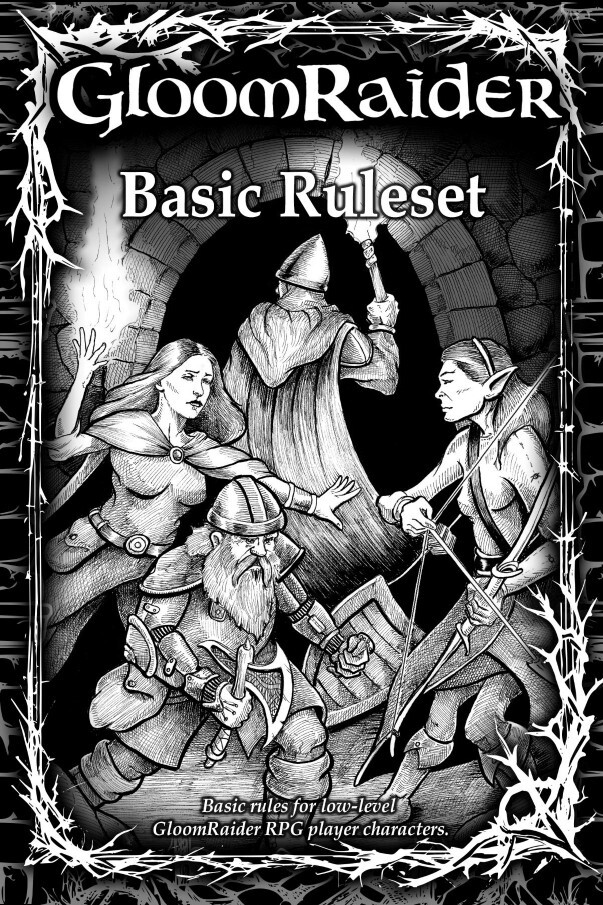 GloomRaider OSR RPG, Quick Start Basic Rules - Daedalus Game Foundry ...
