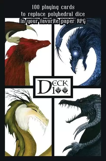 Deck100 Original Deck (Polyhedral Dice Cards for RPGs) - Nocturnal ...