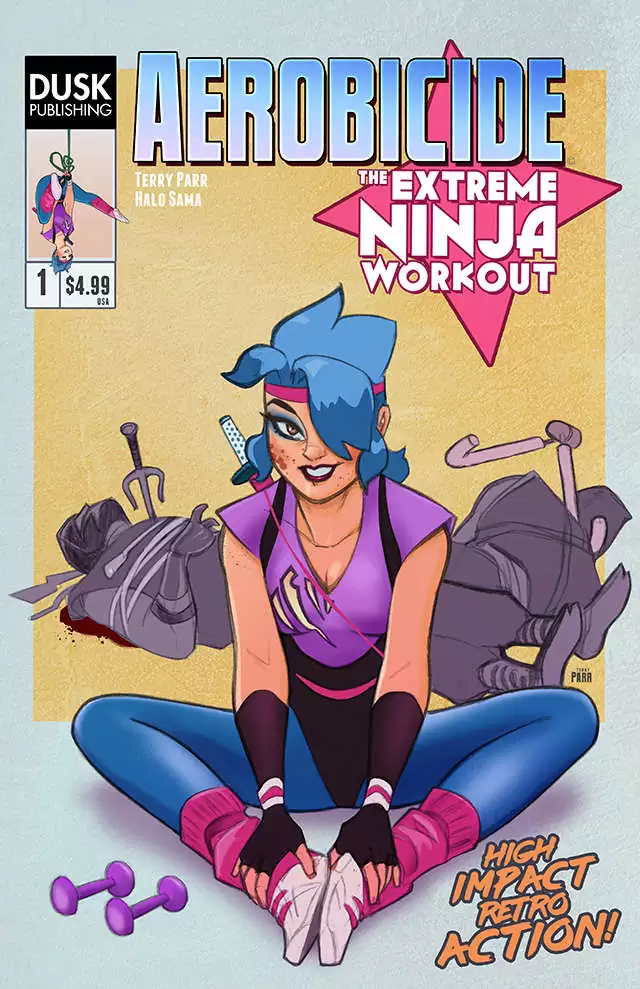 Aerobicide - The Extreme Ninja Workout #1 - Dusk Comics | DriveThruRPG