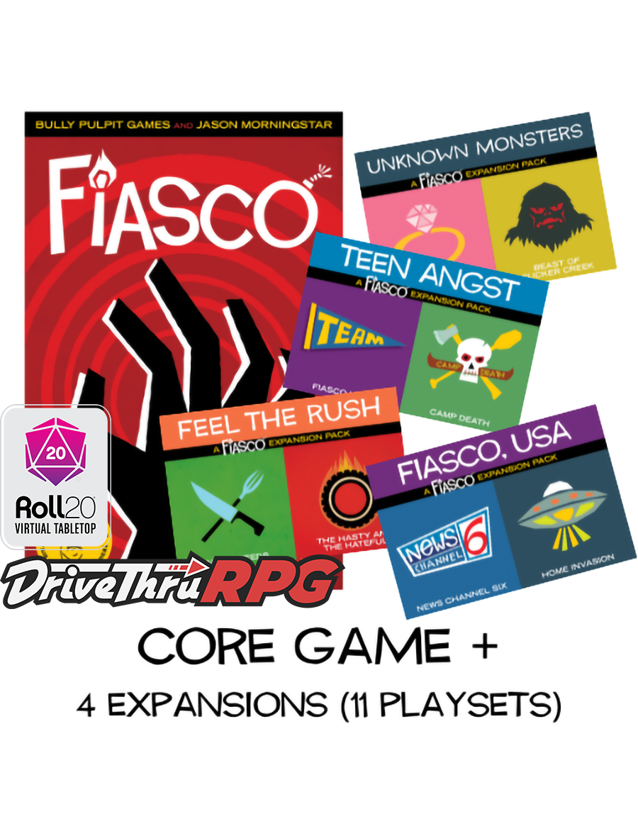 Fiasco Starter Bundle | Roll20 VTT + PDF [BUNDLE] - Bully Pulpit Games ...