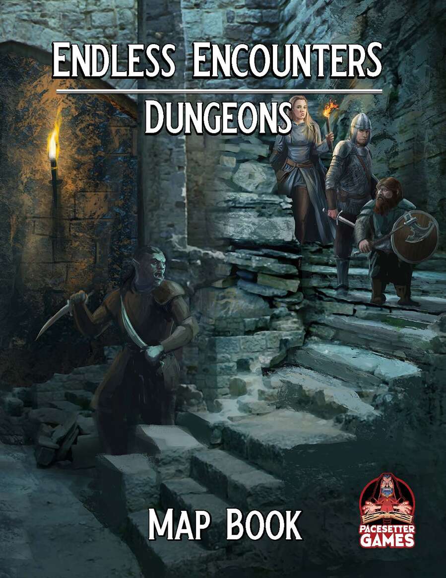 Endless Encounters: Dungeons Map Book - Pacesetter Games & Simulations ...