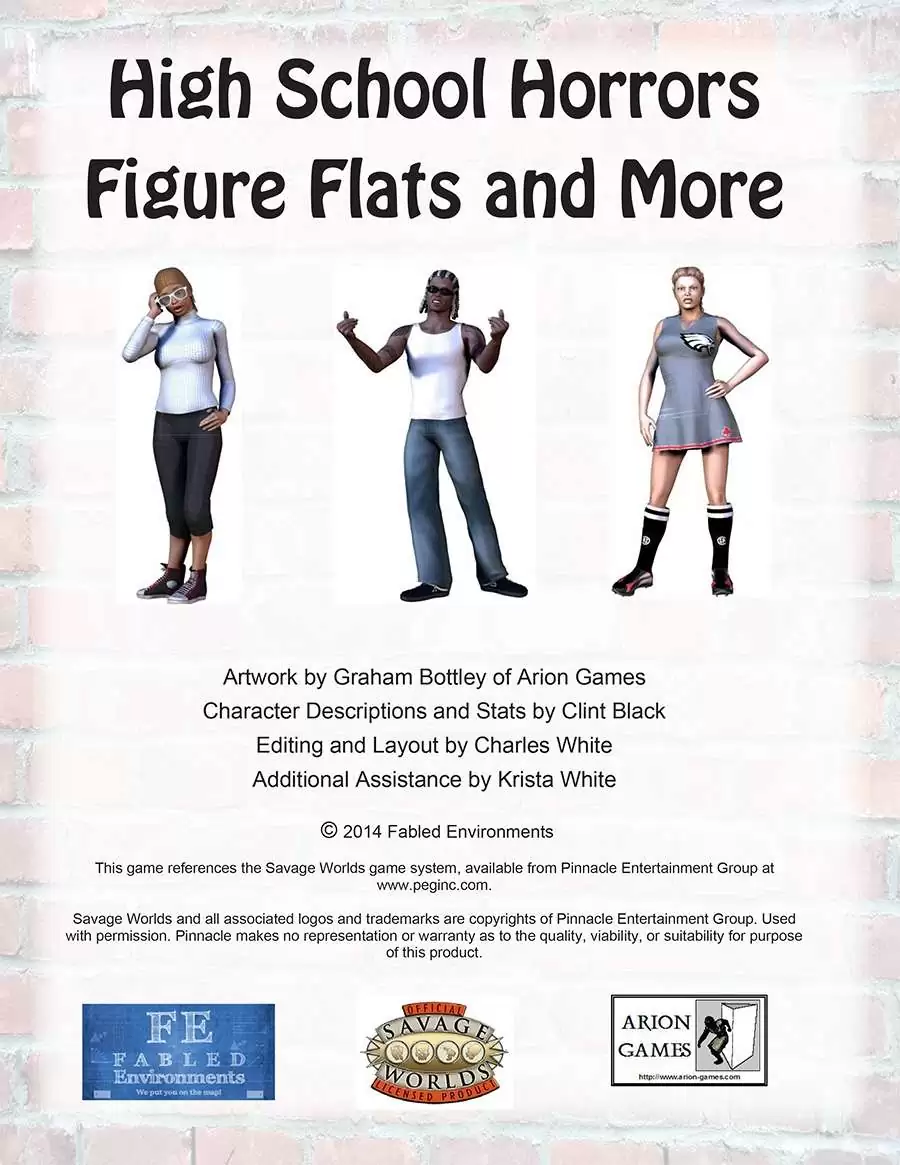 High School Horrors Figure Flats - Fabled Environments | Modern ...