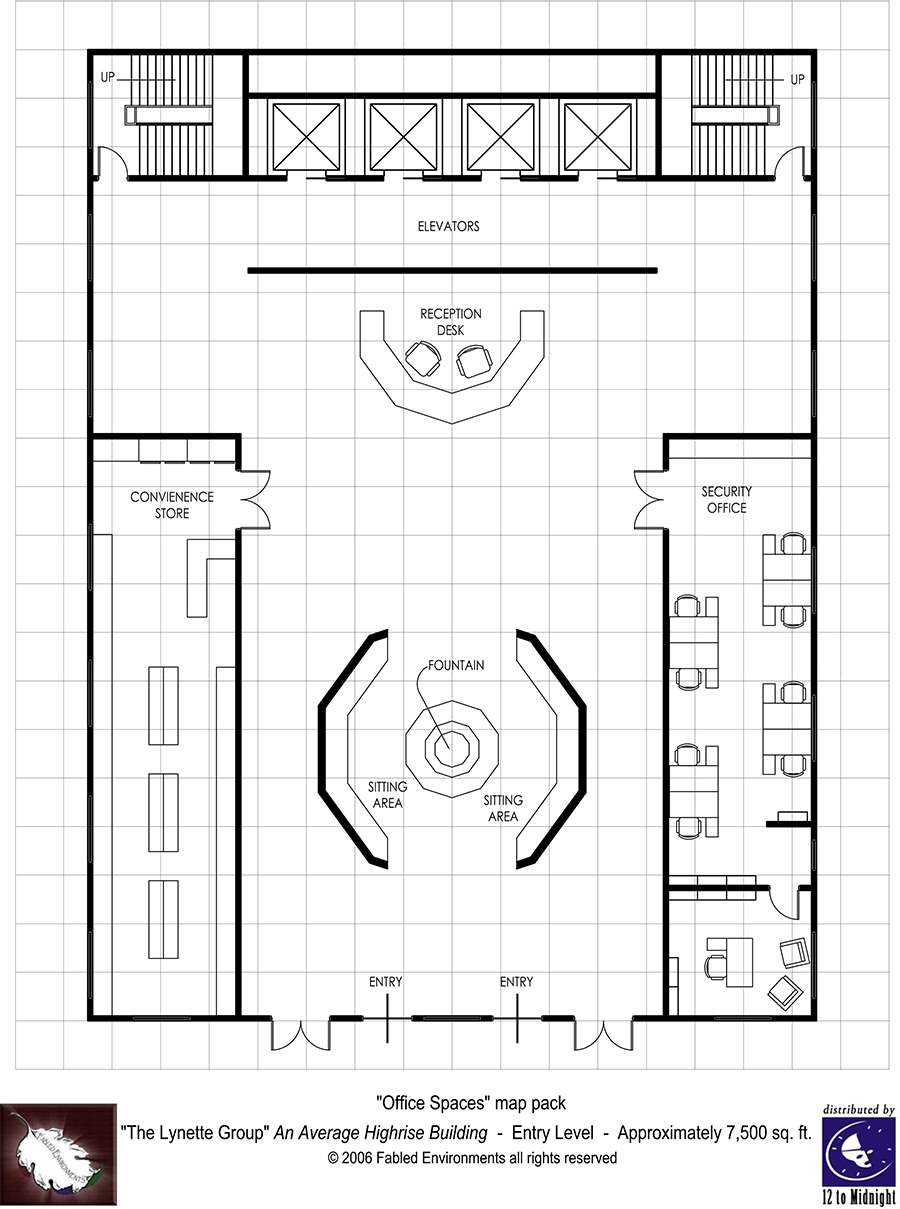 Office Reception Floor Plan