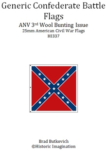 Generic Confederate ANV 3rd Wool Bunting Issue American Civil War 25mm ...