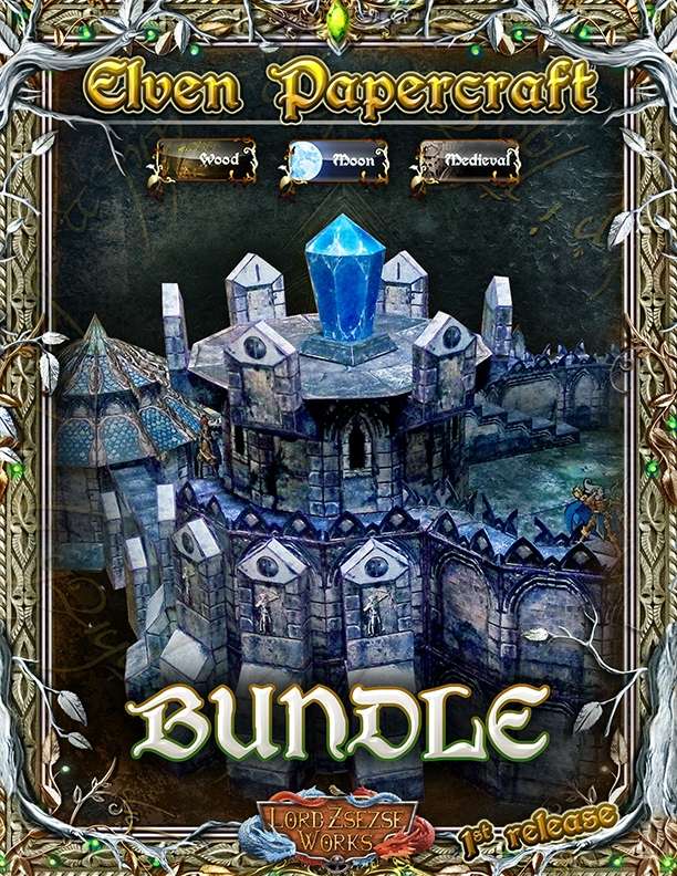 Elven Papercraft Sets [BUNDLE] - Lord Zsezse Works | DriveThruRPG