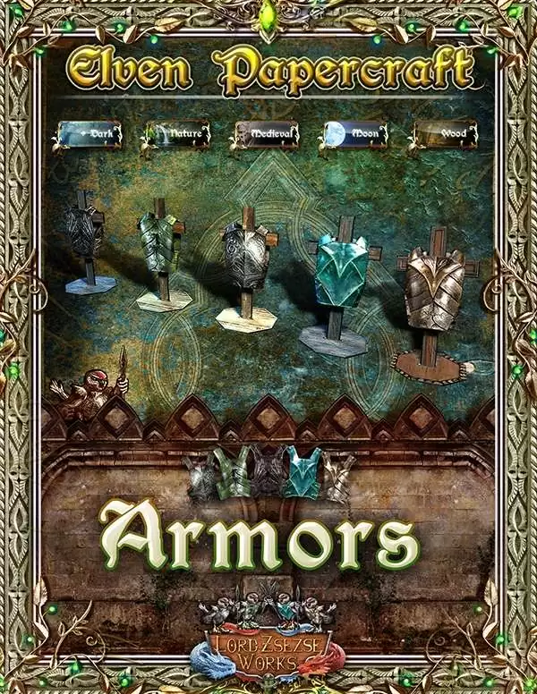 Elven Papercraft - Armor Expansion - Lord Zsezse Works | Paper models ...