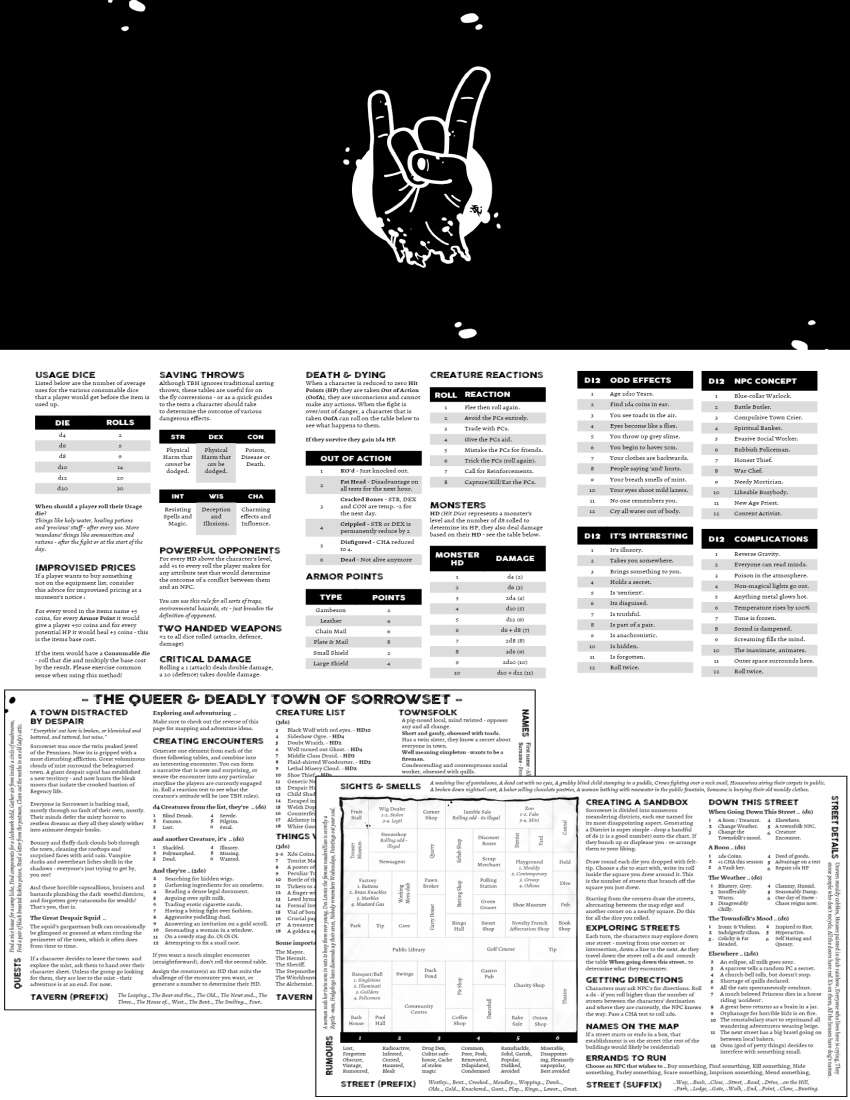 The Black Hack Sorrowset & GM's Screen - Gold Piece Publications ...