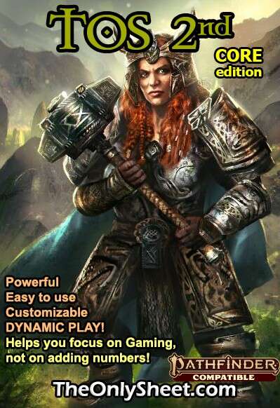 TOS 2nd CORE edition FREE (Excel workbook tool) - The Only Sheet ...