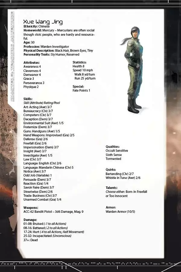 The Void Core – Additional Pregen Characters - WildFire | The Void ...