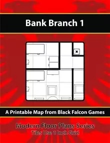 Modern Floor Plans - Bank Branch 1 - Black Falcon Games LLC | Modern ...