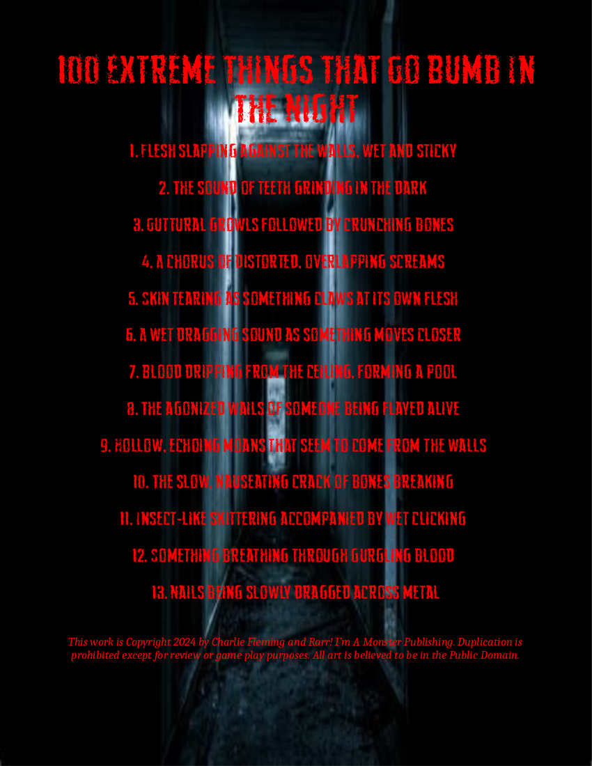 100 Extreme Things That Go bump in the Night - Rarr! I'm A Monster ...