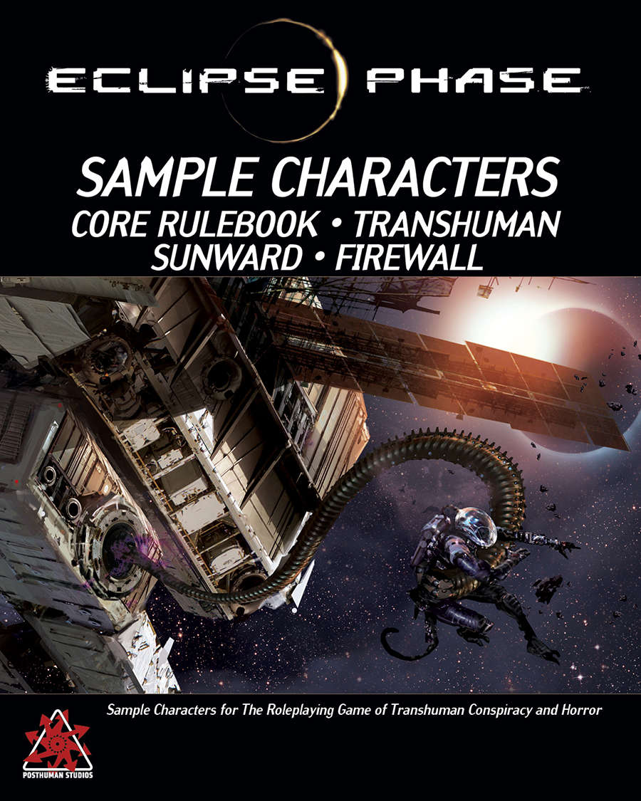 Eclipse Phase: All Sample Characters (first edition) - Posthuman Studios | Eclipse Phase ...