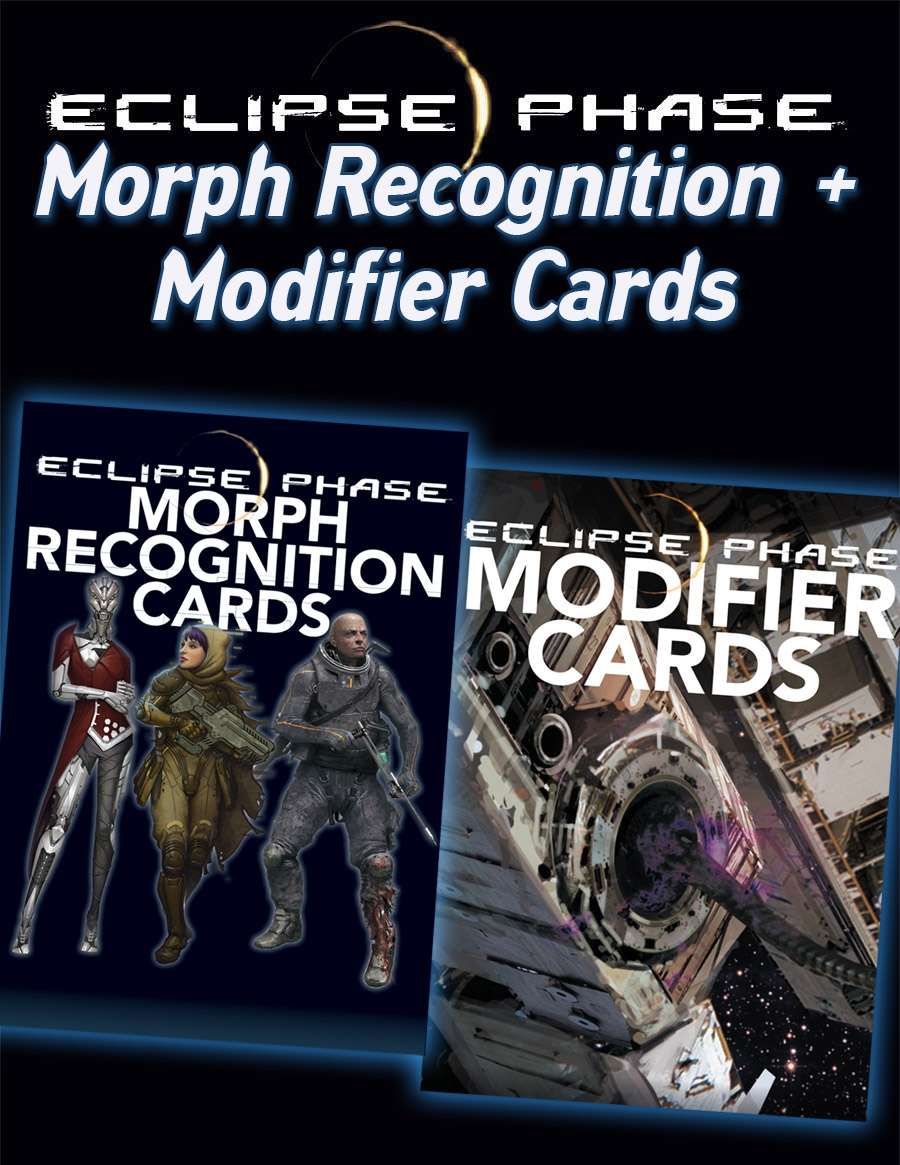 Eclipse Phase: Morph + Modifier Cards [BUNDLE] - Posthuman Studios | Eclipse Phase | Eclipse ...