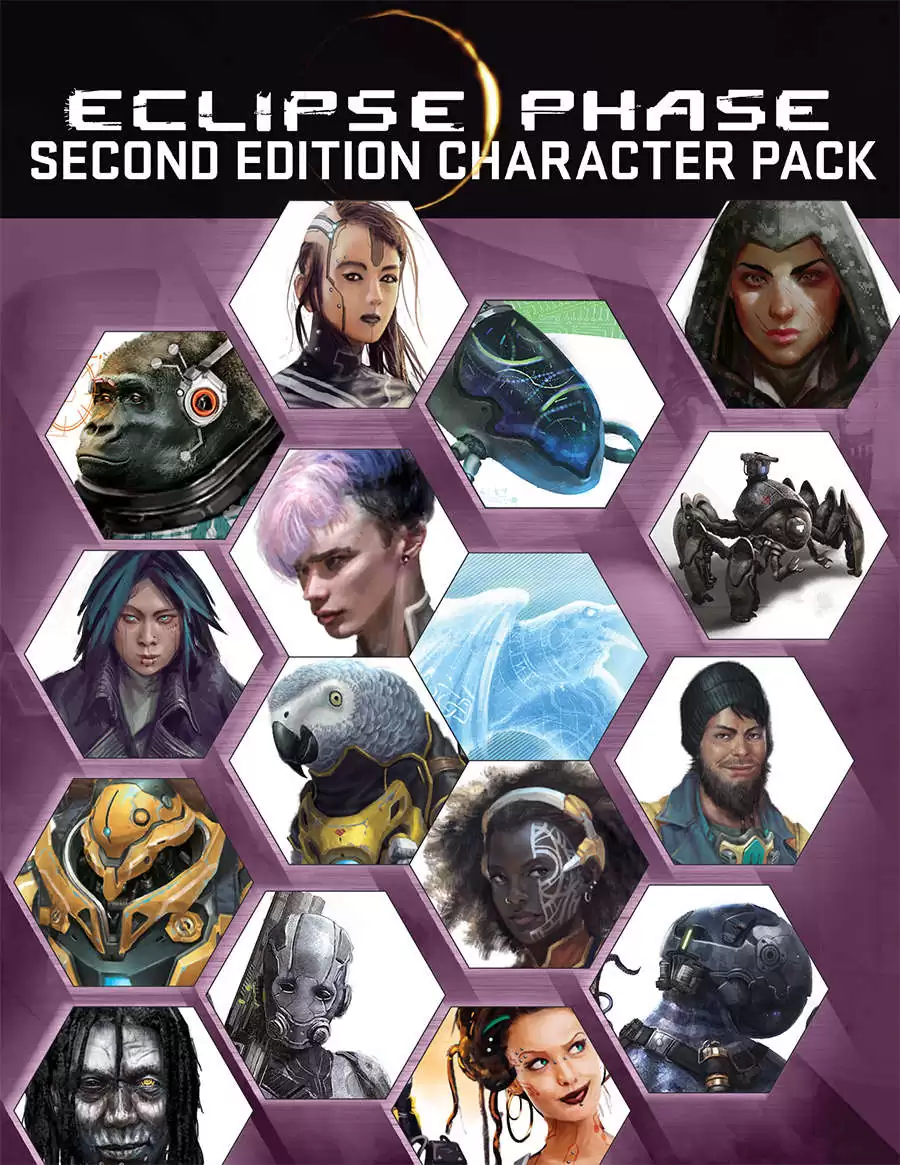 Eclipse Phase: Character Pack - Posthuman Studios | Eclipse Phase Second Edition | DriveThruRPG