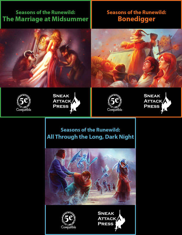 Seasons of the Runewild Bundle [BUNDLE] - Sneak Attack Press | DriveThruRPG