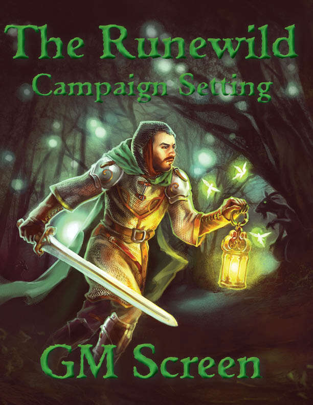 Runewild GM Screen (Landscape) - Sneak Attack Press | DriveThruRPG