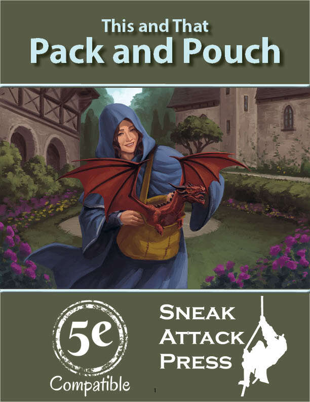 This and That: Pack and Pouch (5e) - Sneak Attack Press | DriveThruRPG
