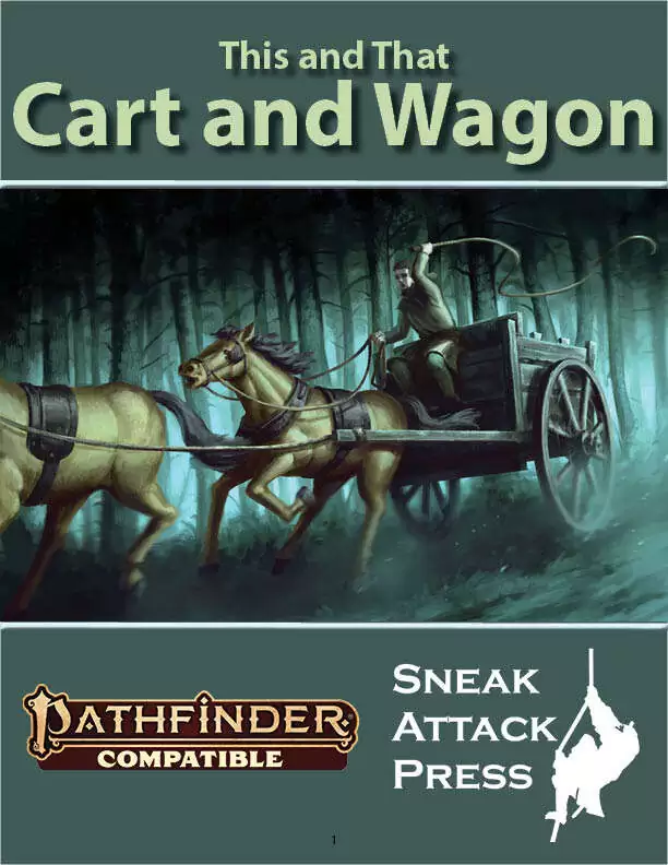 This and That: Cart and Wagon (Pathfinder 2e) - Sneak Attack Press ...