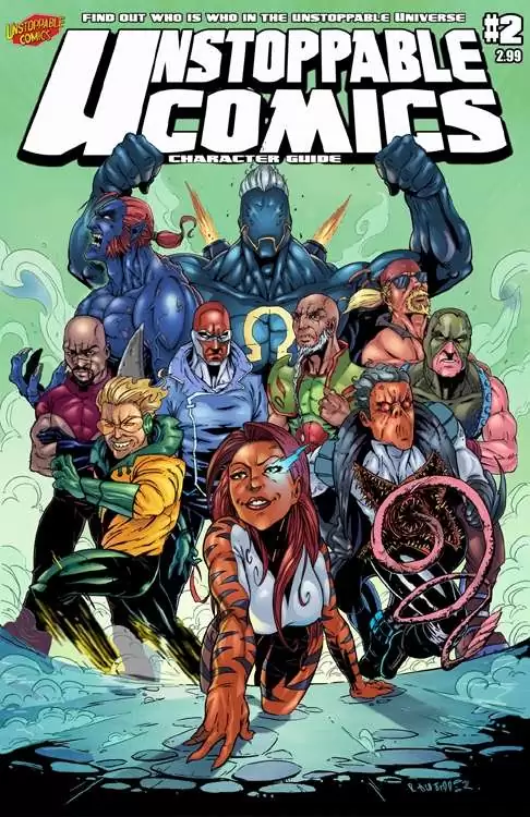 Unstoppable Comics Character Guide #2 - Unstoppable Comics | DriveThruRPG
