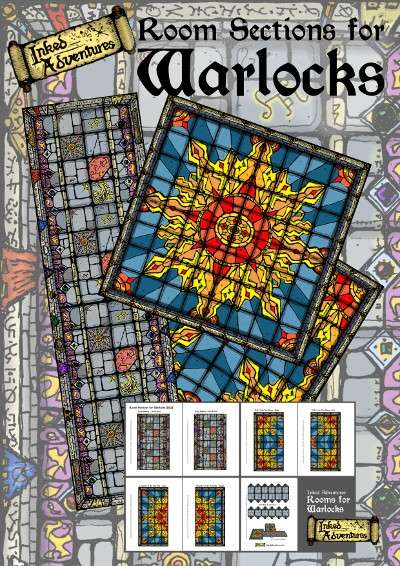 Rooms for Warlocks - Inked Adventures | DriveThruRPG