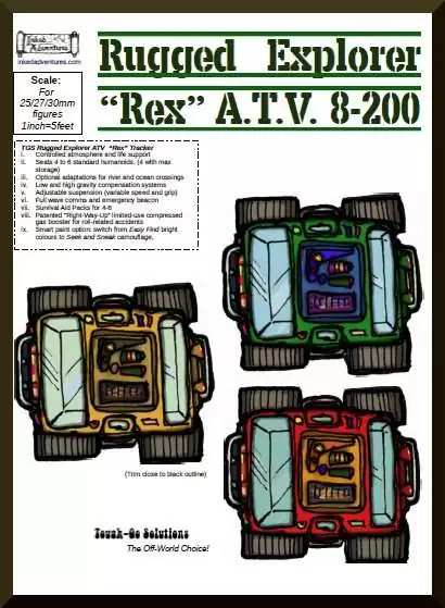 Rugged Explorer ATV Inked Adventures - Inked Adventures | DriveThruRPG