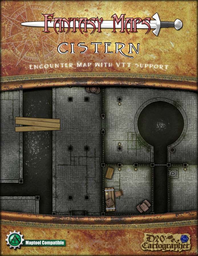 Fantasy Maps: Cistern Map Pack - D20 Cartographer | Fantasy Maps ...