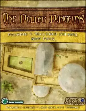 One Dollar Dungeon: Paladin's Secluded Citadel Map Pack - D20 ...