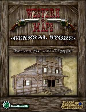 Western Maps: General Store Map Pack - D20 Cartographer | Western Maps ...