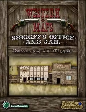 Western Maps: Sheriff's Office and Jail Map Pack - D20 Cartographer ...