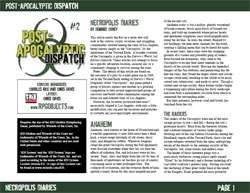 Post-Apocalyptic Dispatch (#2): Necropolis Diaries - RPG Objects ...