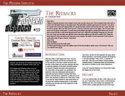 Modern Dispatch (#59): The Redjacks - RPG Objects | DriveThruRPG