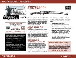 Modern Dispatch (#105): Priceless - RPG Objects | DriveThruRPG