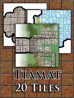 Tiamat 20 Tiles - RPG Objects | Online Tools | DriveThruRPG