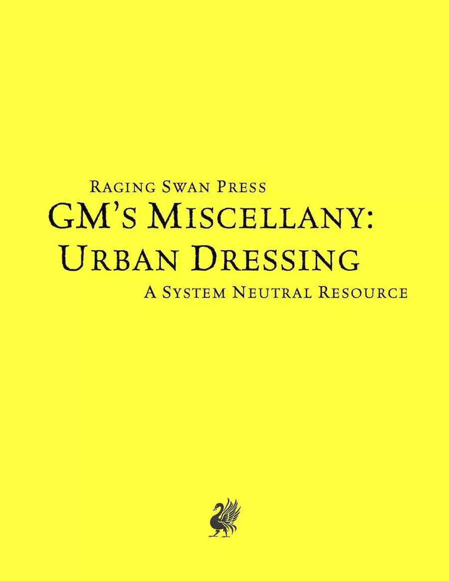 GM's Miscellany: Urban Dressing (System Neutral Edition) - Raging Swan ...