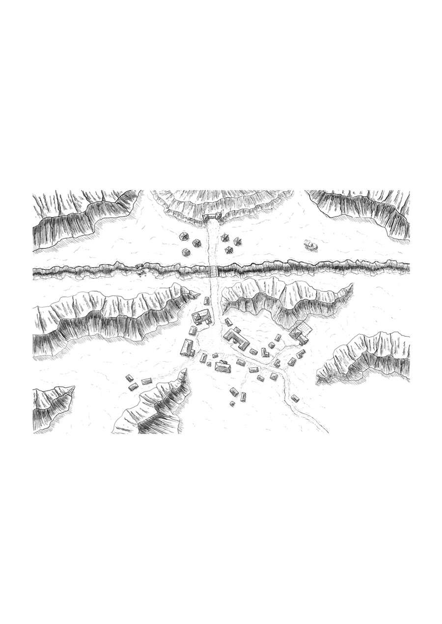 Village Map: Mining Village II - Raging Swan Press | Stock Art ...