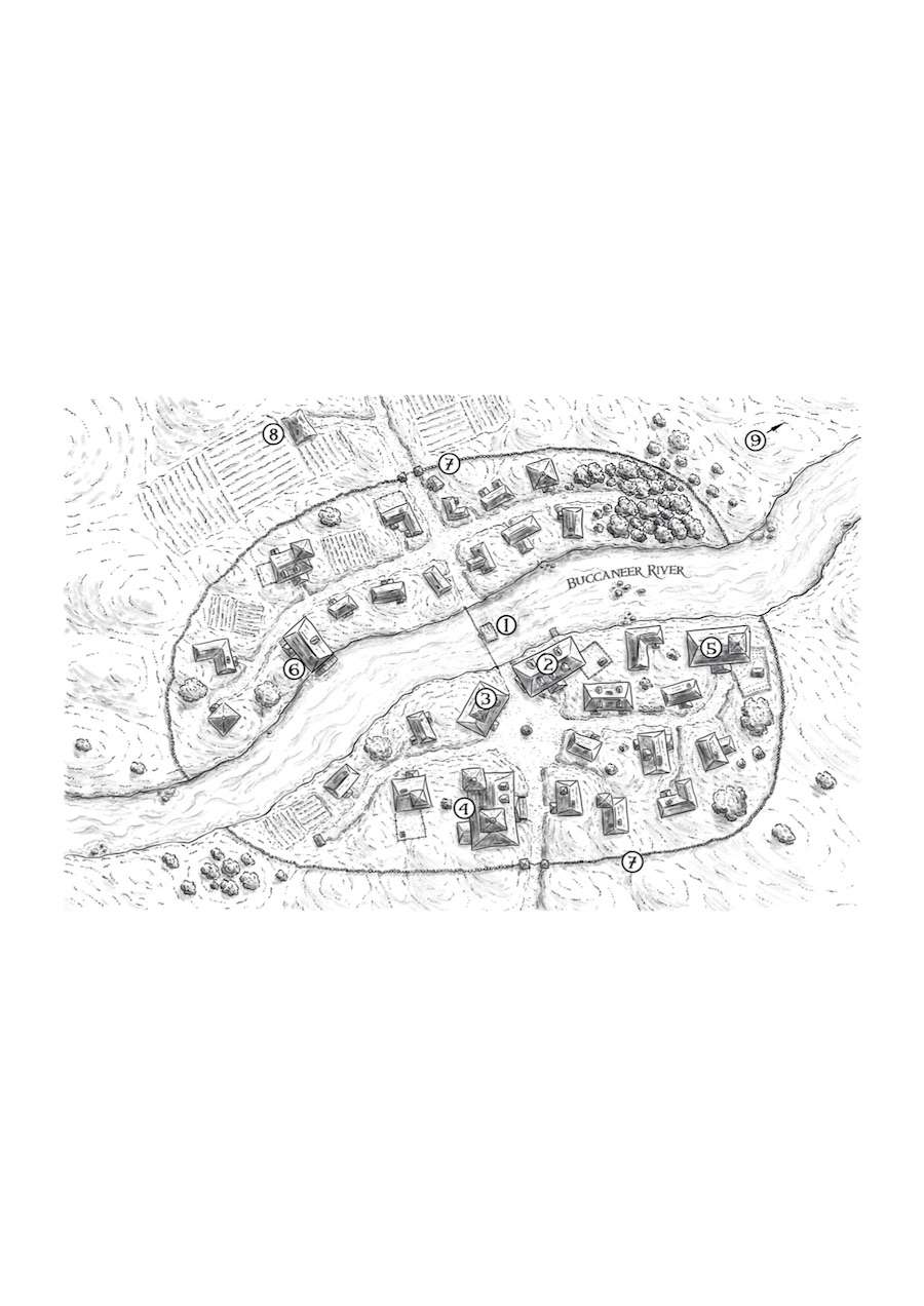 Village Map: River Village II - Raging Swan Press | Stock Art | Village ...