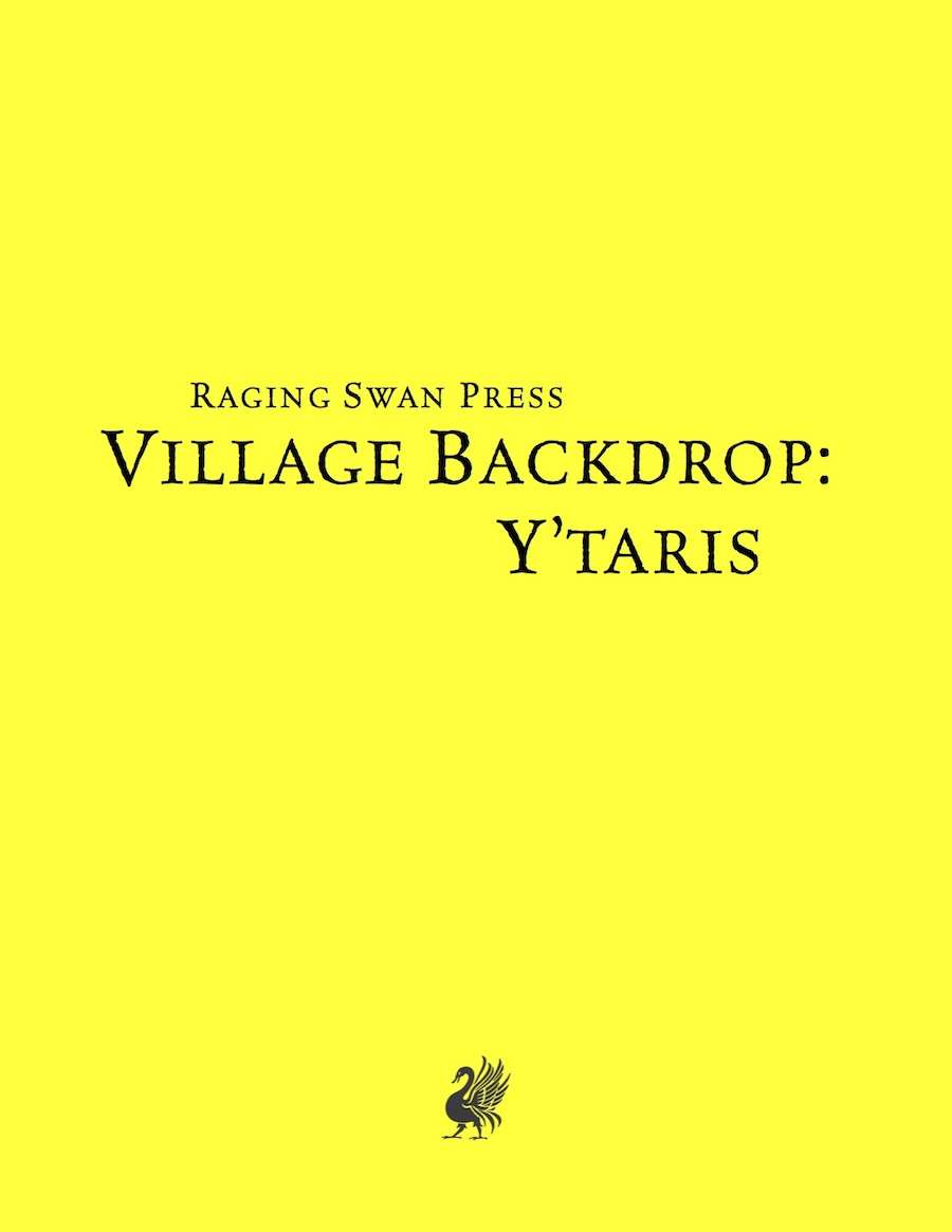 Village Backdrop: Y'taris System Neutral Edition - Raging Swan Press ...