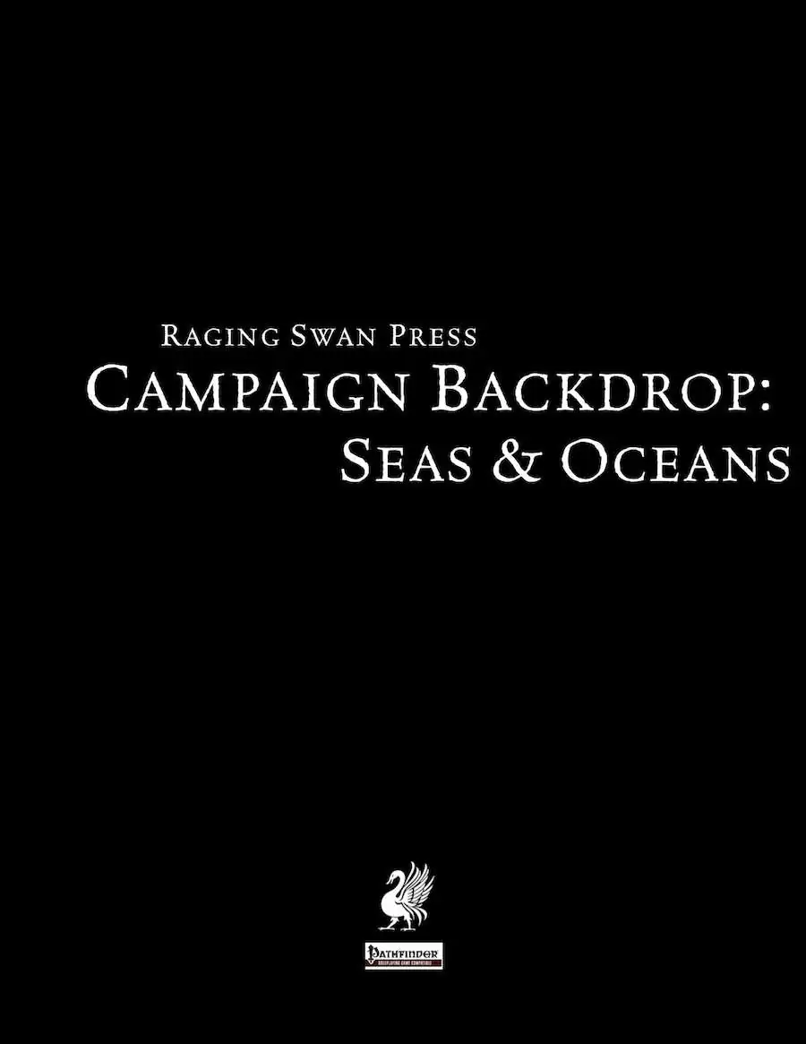 Campaign Backdrop: Seas & Oceans - Raging Swan Press | GM's Resources ...