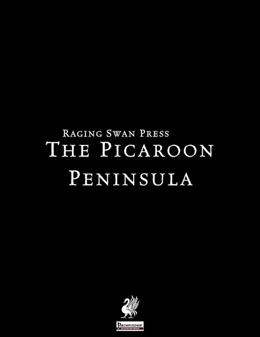 The Picaroon Peninsula - Raging Swan Press | Pathfinder | Print ...