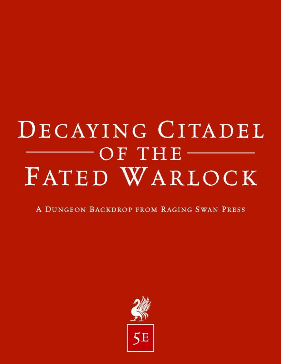 Dungeon Backdrop: Decaying Citadel of the Fated Warlock (5e) - Raging ...