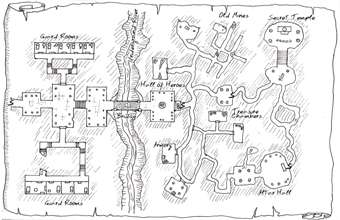 Treasure Map: Forgotten Dungeon - Raging Swan Press | Stock Art ...