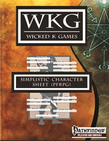 Simplistic Character Sheet (PFRPG) - Wicked K Games | LPJ Design ...