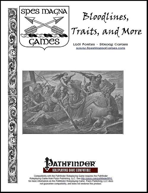 Bloodlines, Traits, and More - Spes Magna Games | Pathfinder Compatible ... Bloodlines, Traits, and More - Spes Magna Games | Pathfinder Compatible ...