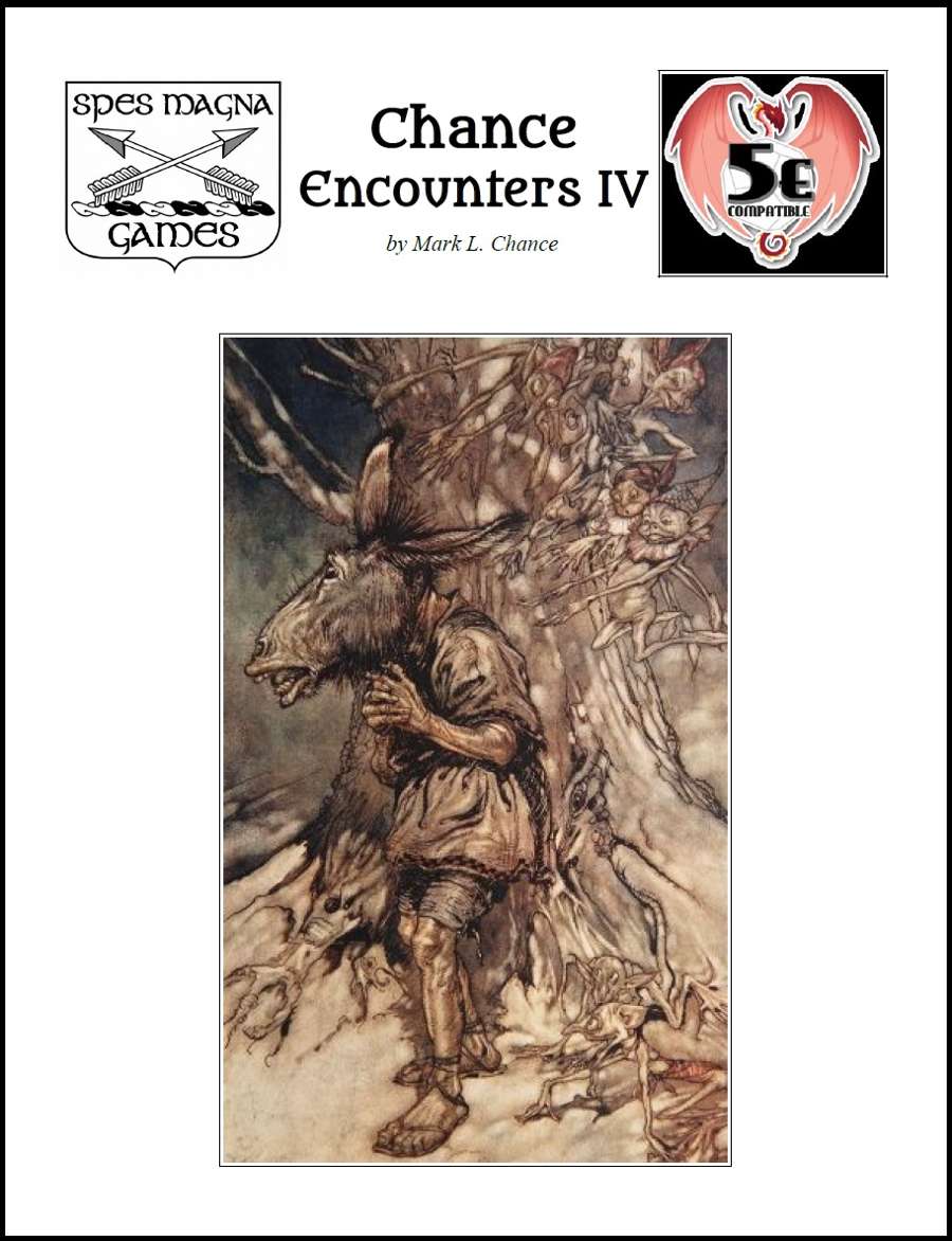 Chance Encounters IV - Spes Magna Games | 5E Compatible | DriveThruRPG
